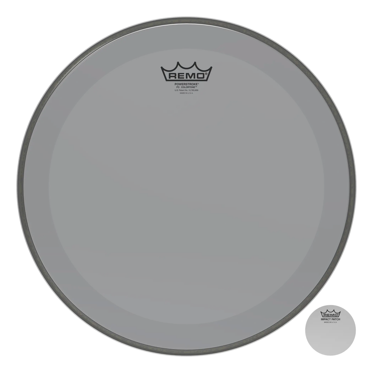 Remo Powerstroke 3 Colortone Smoke 22" – Skip's Music