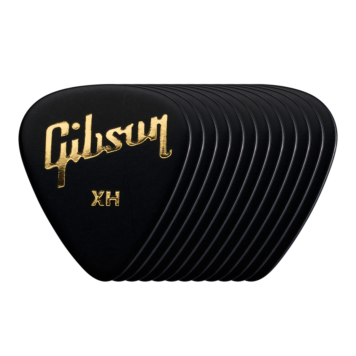 Gibson Standard Extra Heavy Picks Black, 12 Pack – Skip's Music