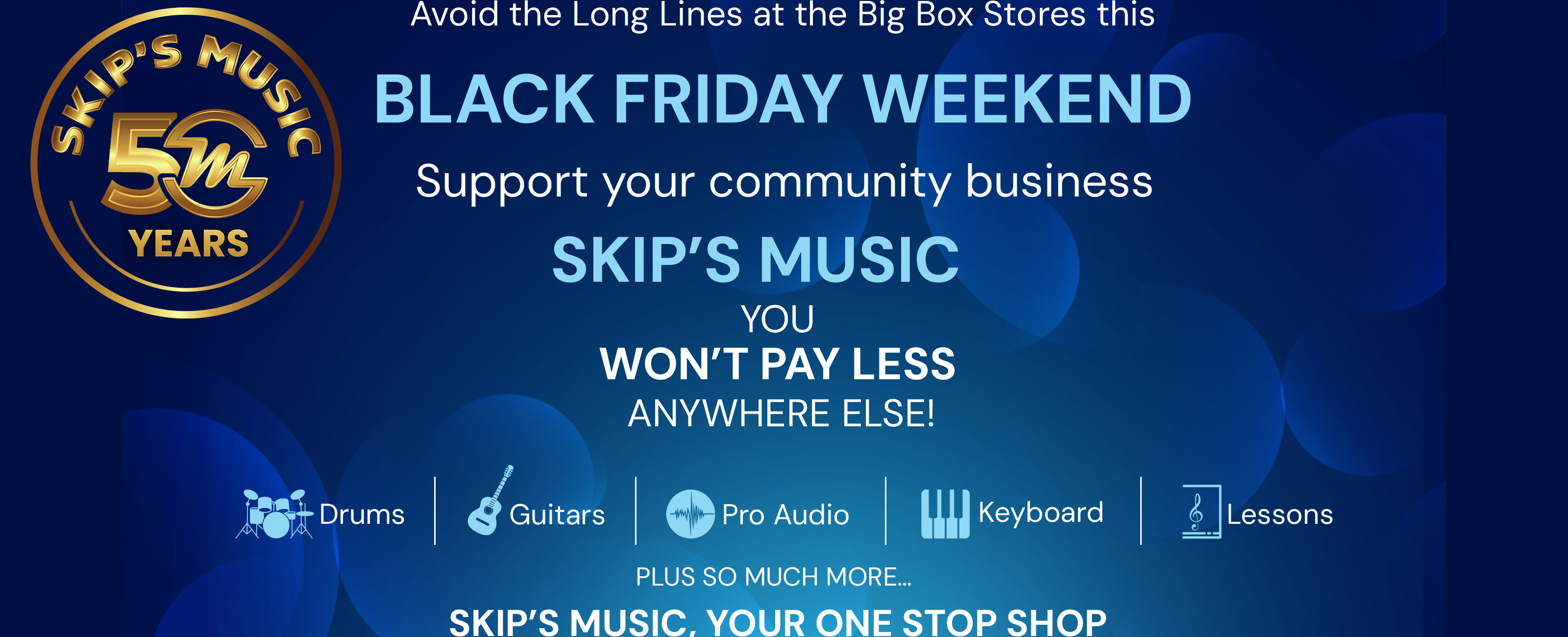 Skip's Music : Serving Musicians Since 1973