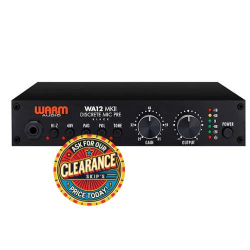 Warm Audio WA12 MKII Microphone PreAmp - Black – Skip's Music